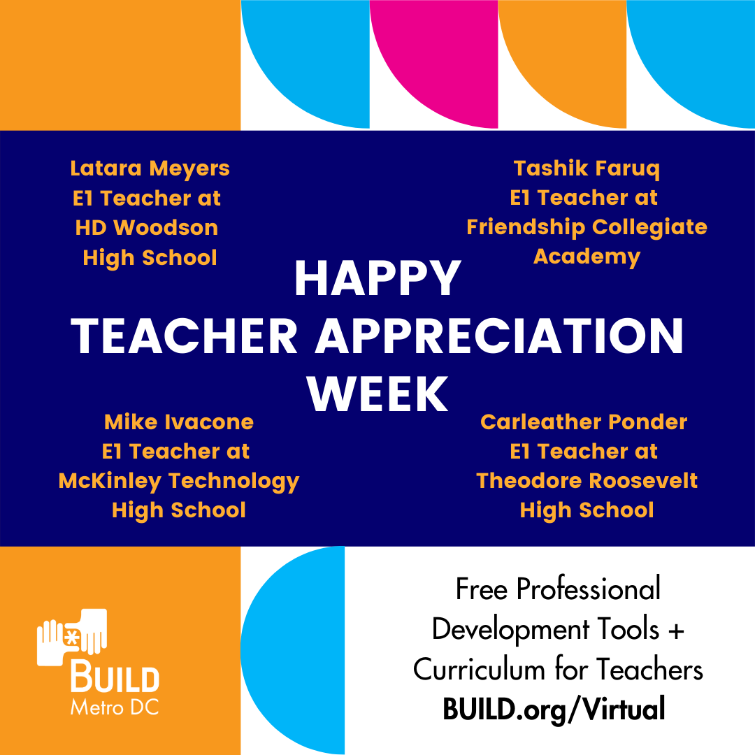 How BUILD Celebrated Teacher Appreciation Week - BUILD